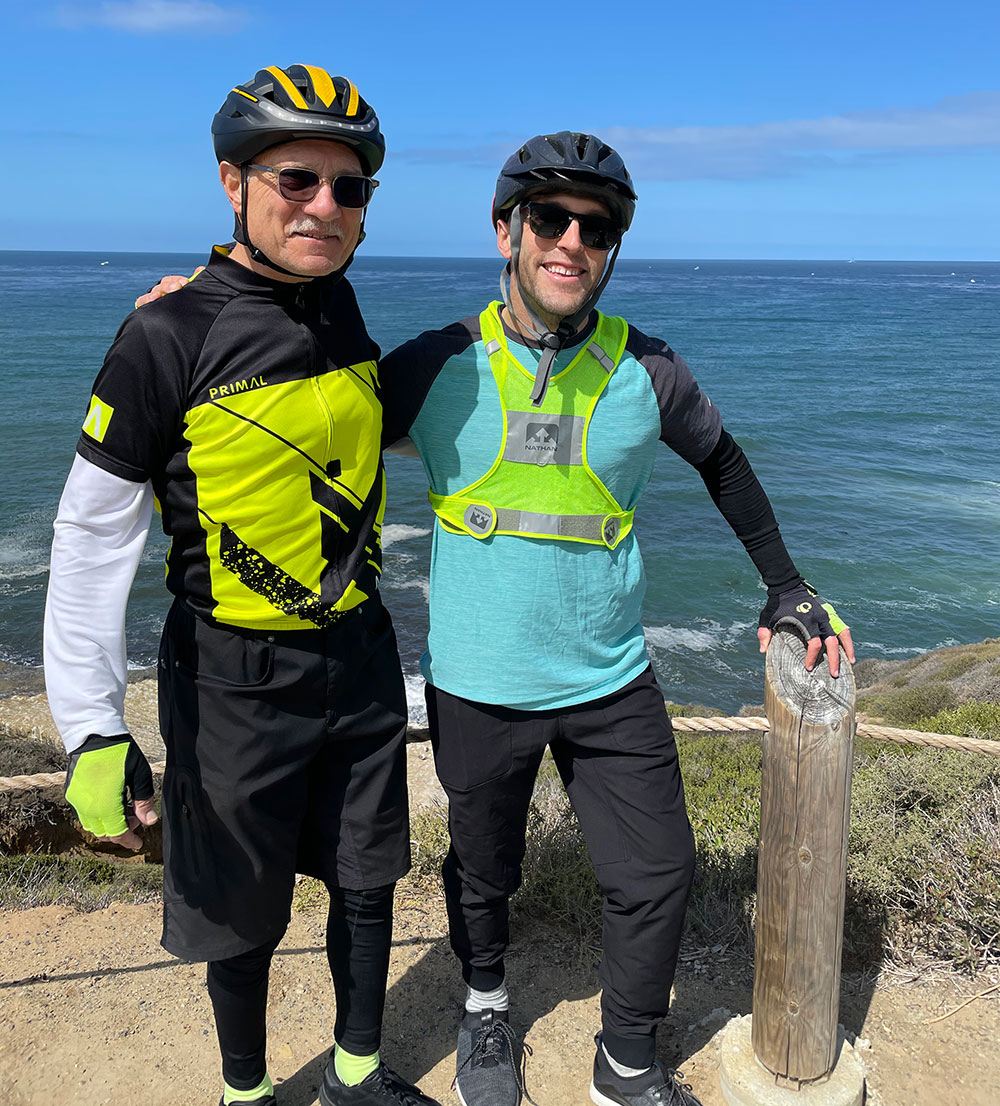 Riding buddies and science collaborators: Geoff and Dan Hollern | Wahl ...